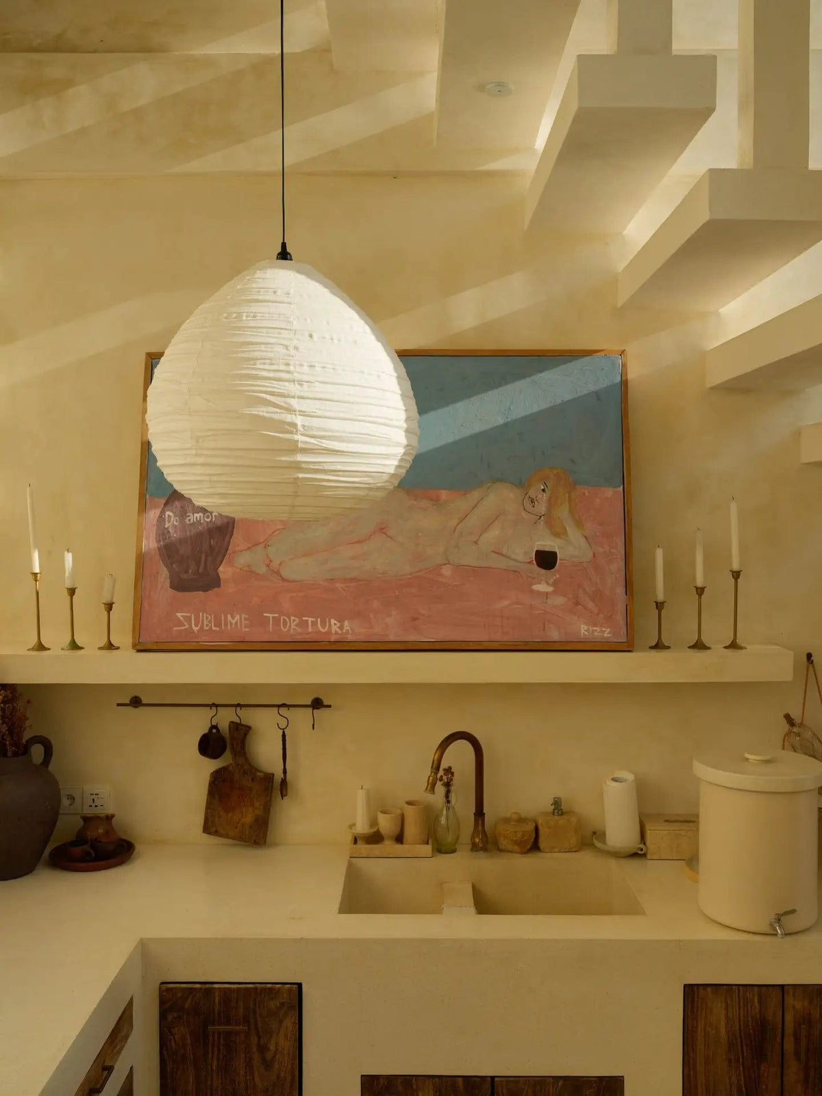 Linen Pendant Light Shade - Pear Shape – JT Trading Post